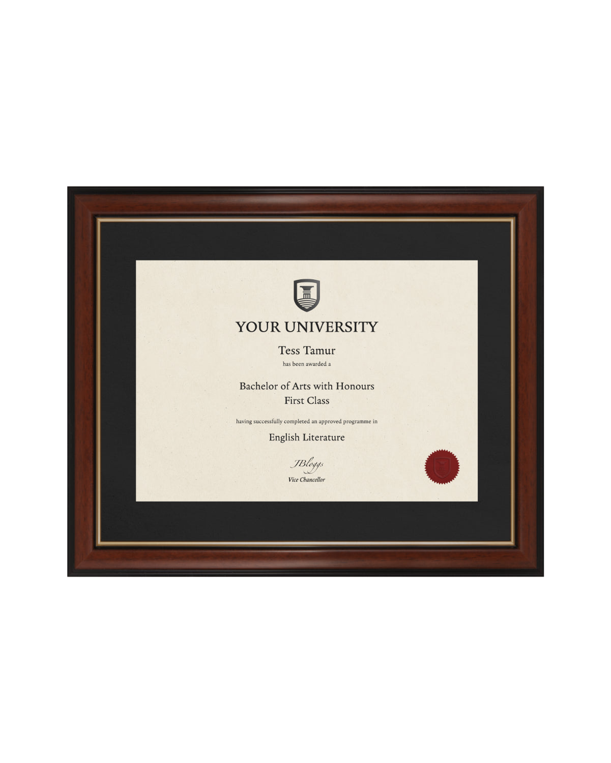 Heriot-Watt University Traditional Degree Display Frame | Evess – Evess ...