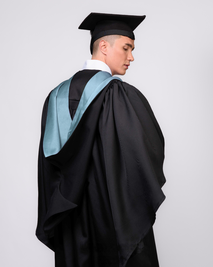 Bachelors Graduation Gown, Cap & Hood Set | Graduation Attire