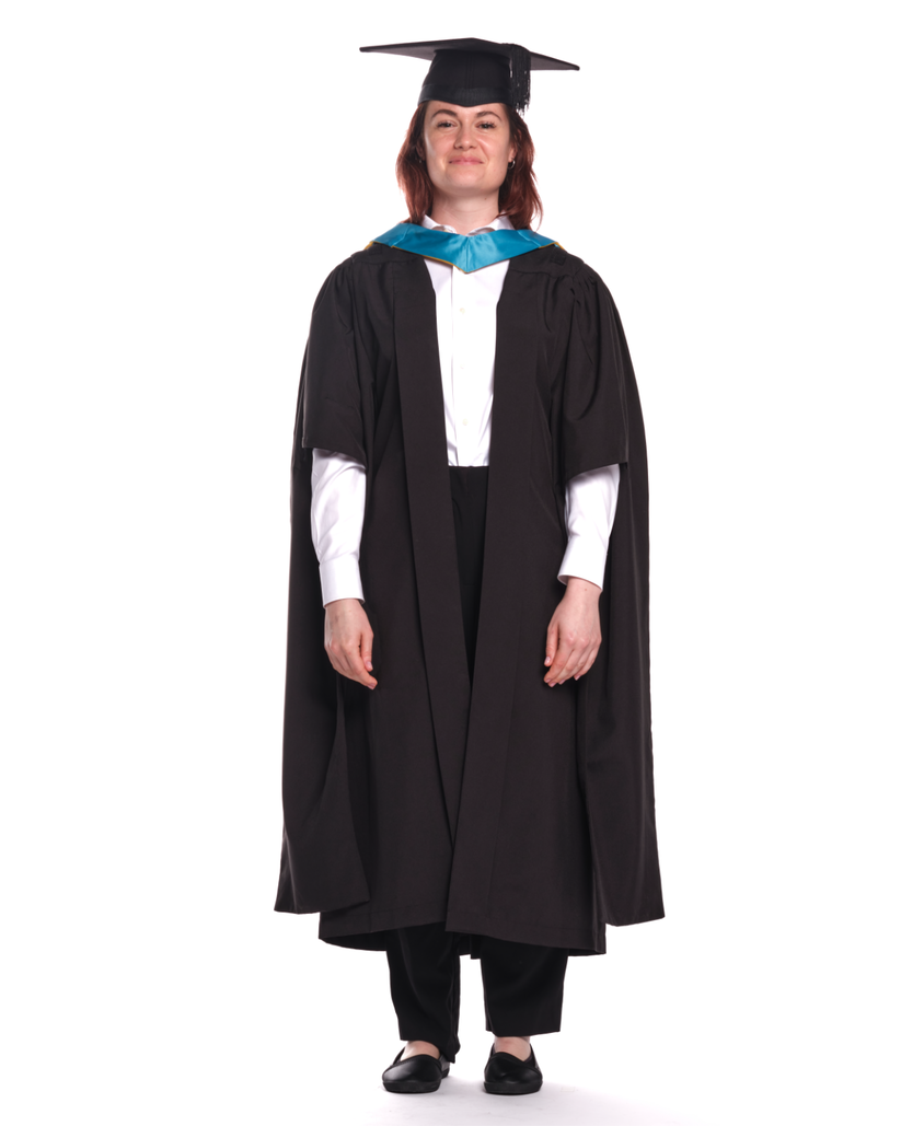 University of Bath | MSc | Master of Science Gown, Cap and Hood Set