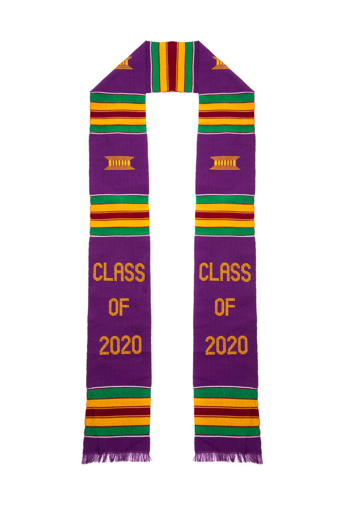 Traditional Kente Cloth Graduation Stole