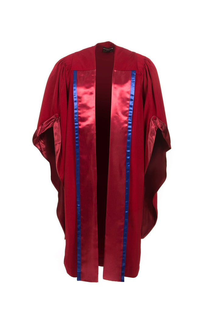 UK PhD Doctoral Set - Gown, Hood and Bonnet