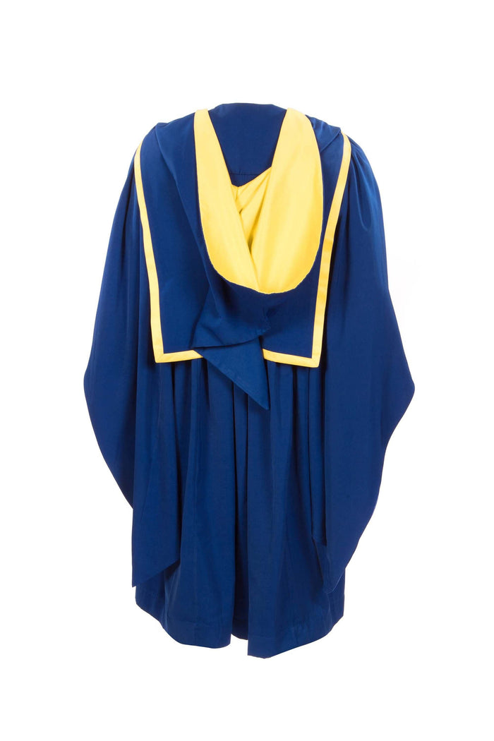 UK PhD Doctoral Set - Gown, Hood and Bonnet