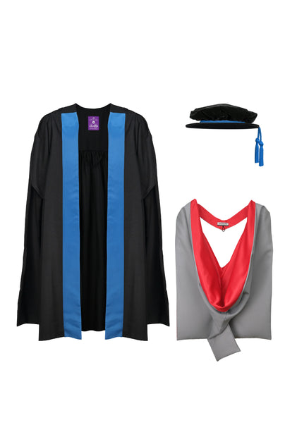 University of Exeter | PhD Gown, Bonnet and Hood Set – Evess Group