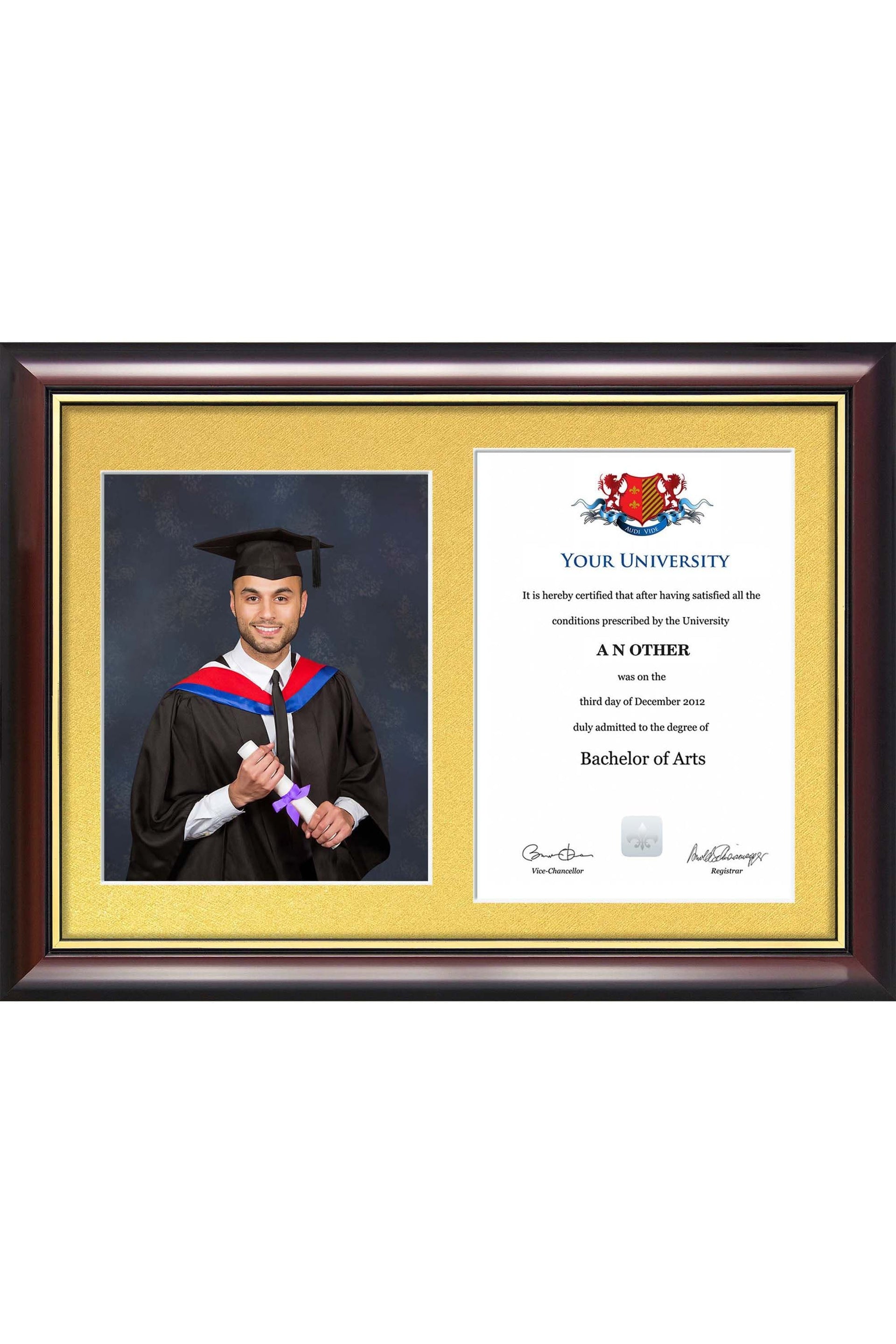 Nottingham Trent University Traditional dual graduation certificate ...
